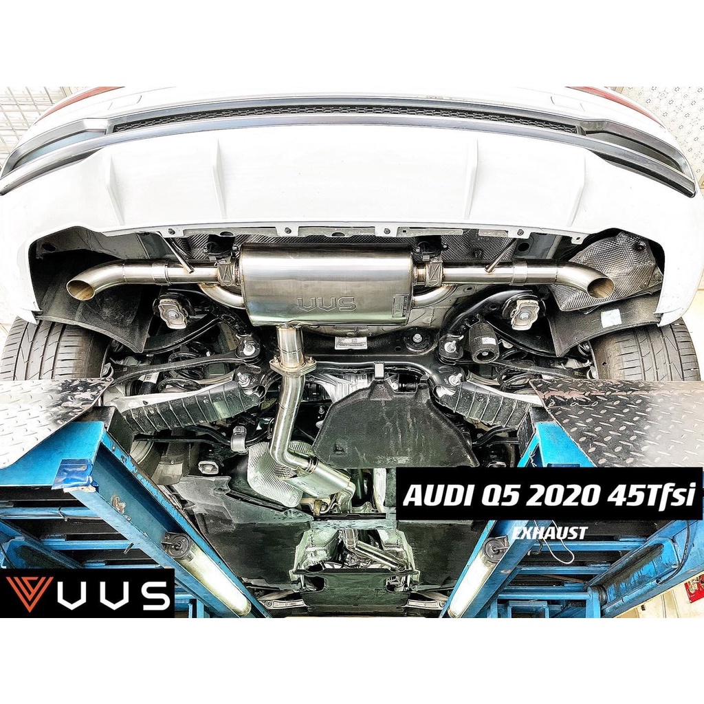 【YGAUTO】VVS 排氣管 AUDI Q5 1.4T 2.0T 2012- | 蝦皮購物