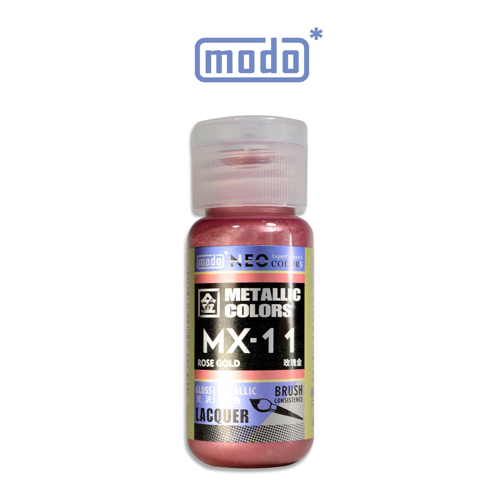 【modo摩多】NEO MX-11 MX11 玫瑰金/30ML/金屬色/油性漆/模型漆｜官方賣場 | 蝦皮購物