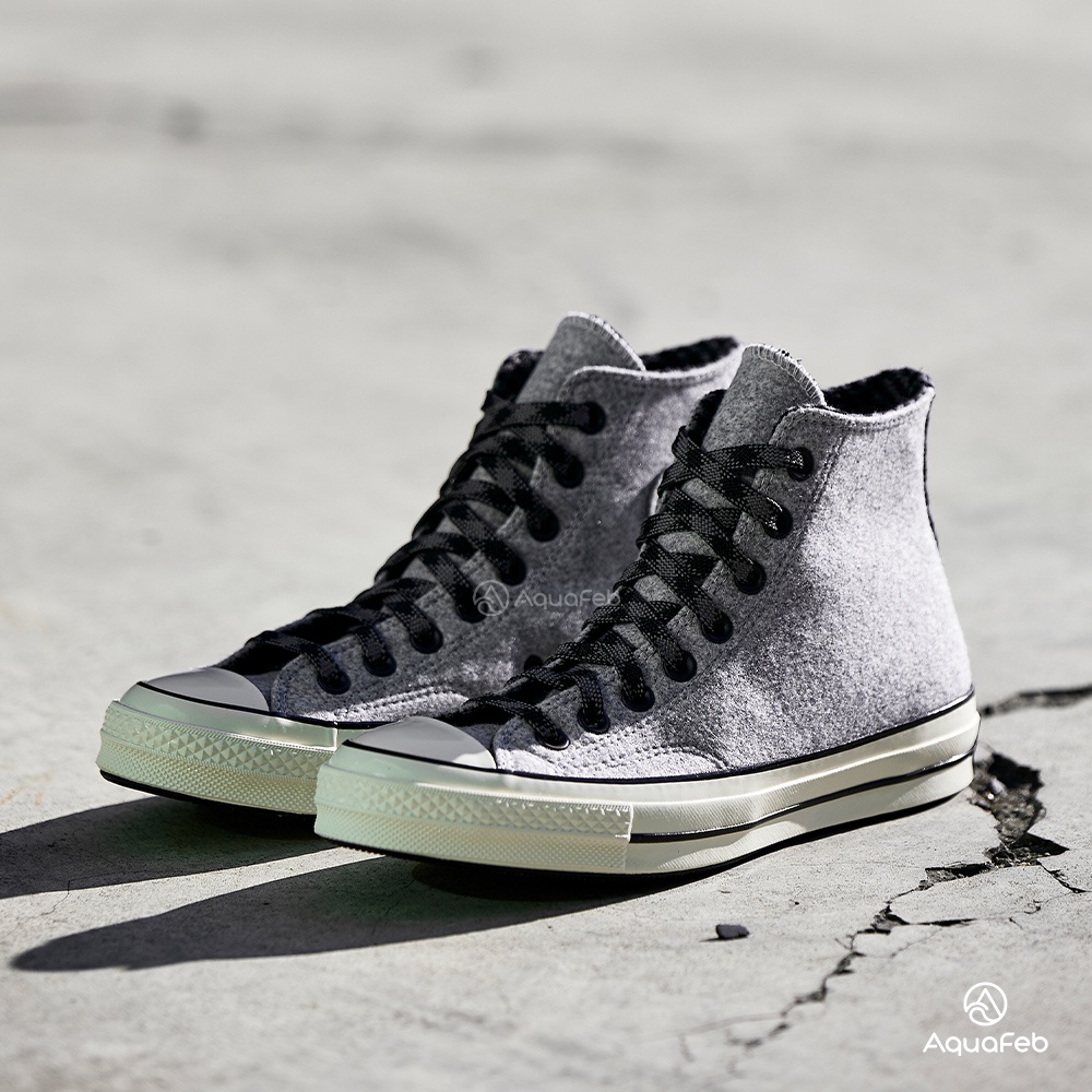 Converse CHUCK 70 HI 男女 灰 高筒 法蘭絨 運動 休閒鞋 A04285C | 蝦皮購物