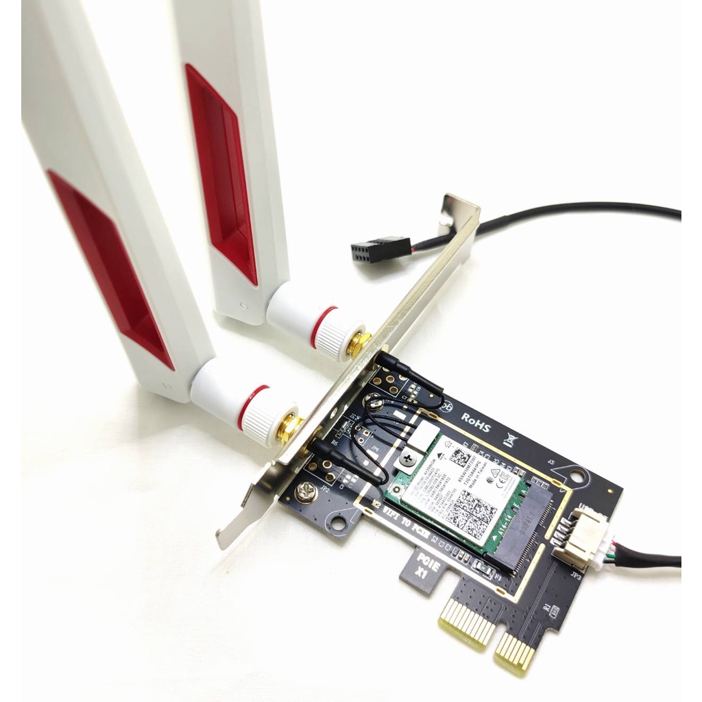 全新現貨 Intel AX210 WiFi6 6E 6G 雙頻 桌上型電腦無線網路卡 AX200 藍牙 5.3 PCIE | 蝦皮購物