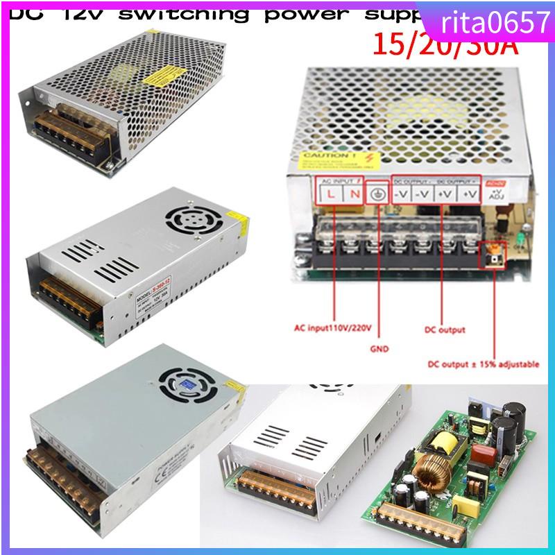 DC 12v 30A/20A/15A switching power supply driver for cctv le | 蝦皮購物