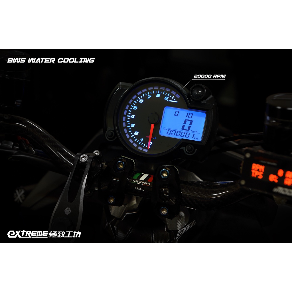 BWS水冷 KOSO RX-2N 儀表 改裝 YAMAHA 專用 直上 套件 溫度 電壓 機車手機架 [極致工坊] | 蝦皮購物