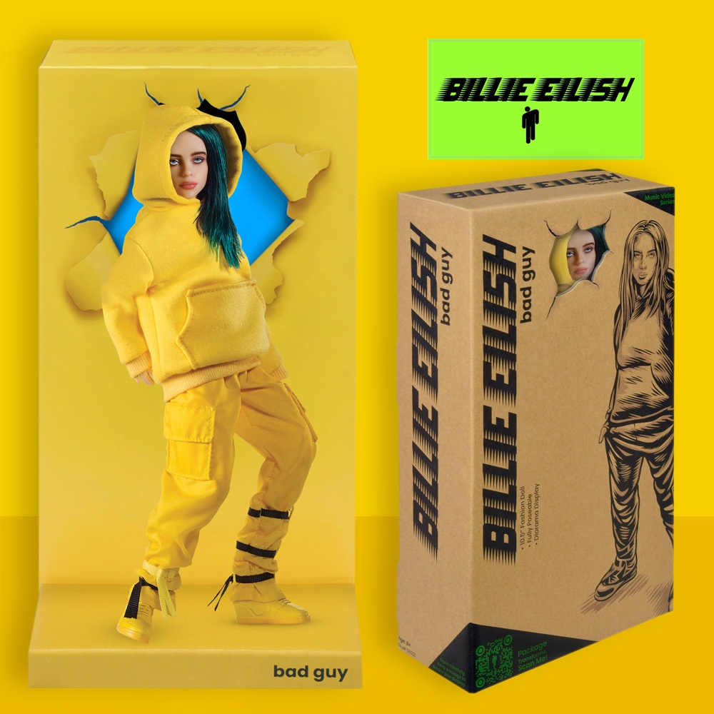 Billie Eilish 怪奇比莉 Bad Guy Fashion Doll 公仔 | 蝦皮購物