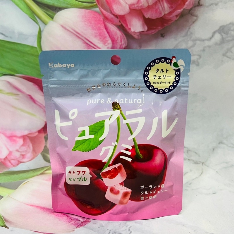 [大貨台日韓]日本 kabaya 卡巴 方塊櫻桃風味軟糖 58g 櫻桃軟糖 ^_^多款供選 | 蝦皮購物