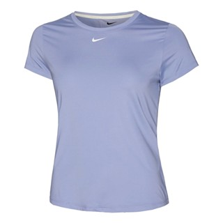 Nike As W Nk One Df Ss Slim Top 女 紫 運動 小勾 圓領 短袖 DD0627-569 | 蝦皮購物