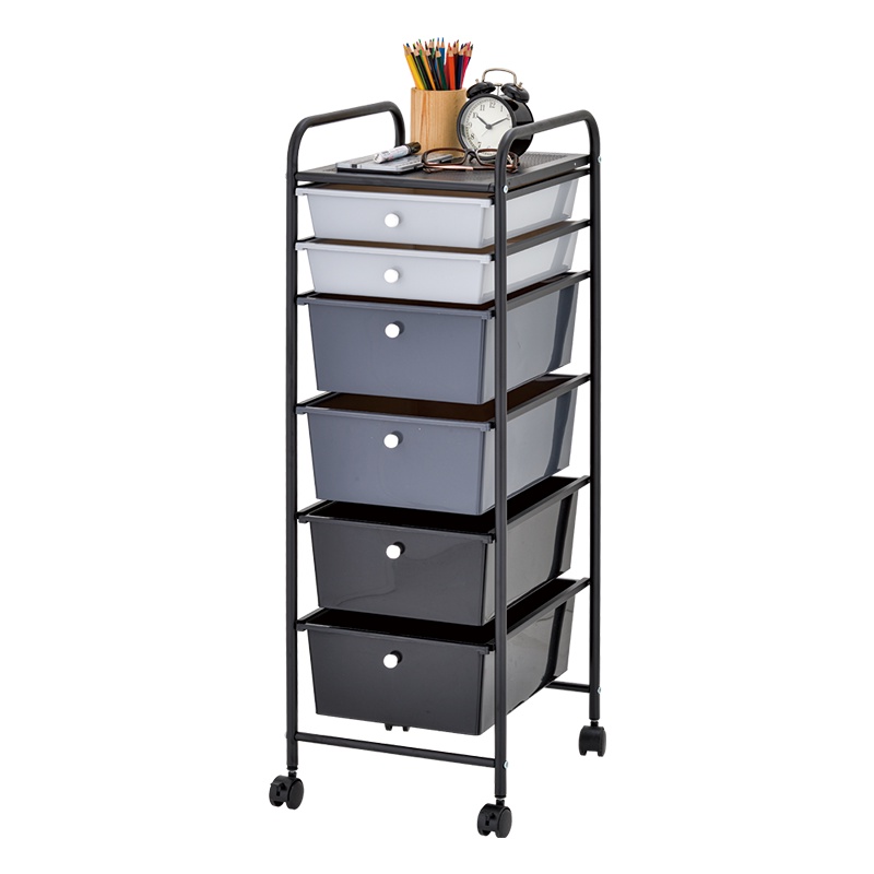 【ikloo】4大2小六層漸層抽屜車(不透光) | 蝦皮購物