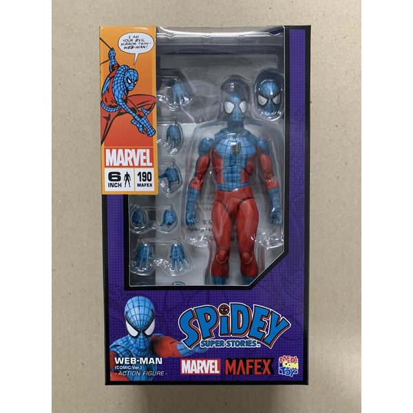 【五角夢想】日版 MAFEX NO.190 MARVEL漫威英雄 WEB-MAN 異色 蜘蛛人 | 蝦皮購物