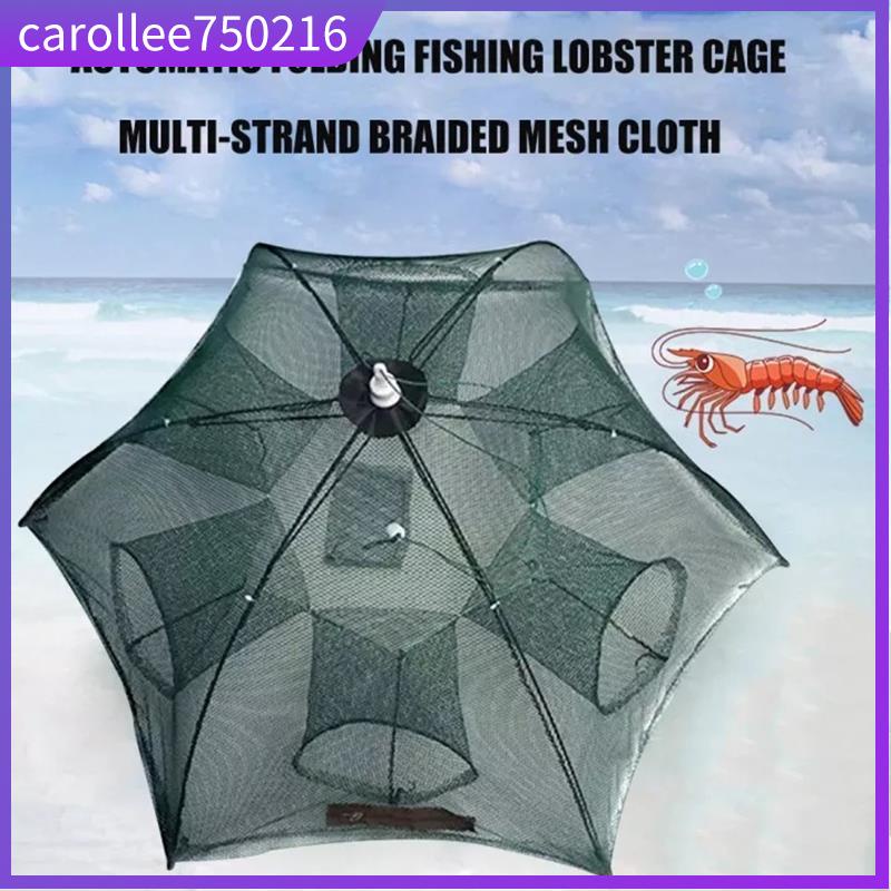 Folding Fishnet Fish Cage Foldable Trap Crab Shrimp Cages Fi | 蝦皮購物