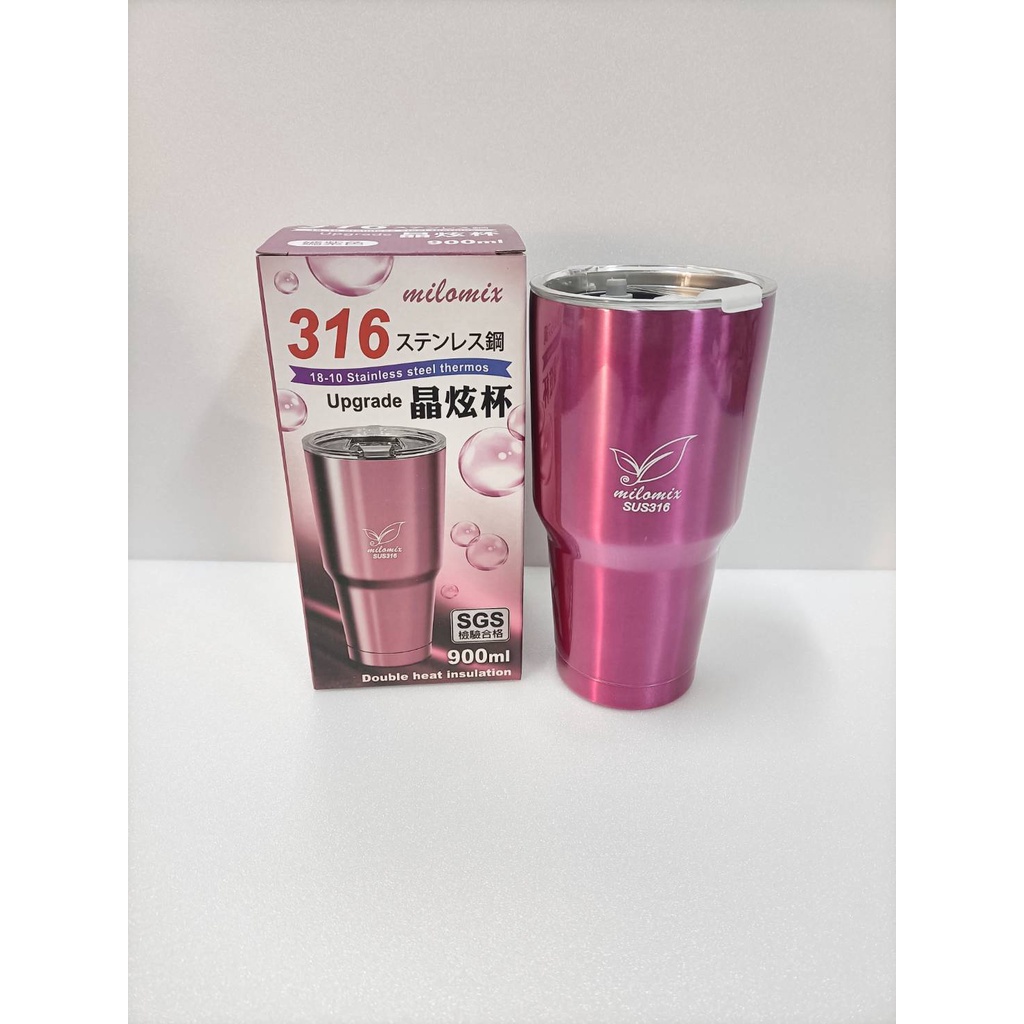 【時宜】台灣現貨 milomix 316晶炫杯 316冰霸杯 冰炫杯 不鏽鋼冰壩杯 酷冰杯 風暴杯 900ml | 蝦皮購物