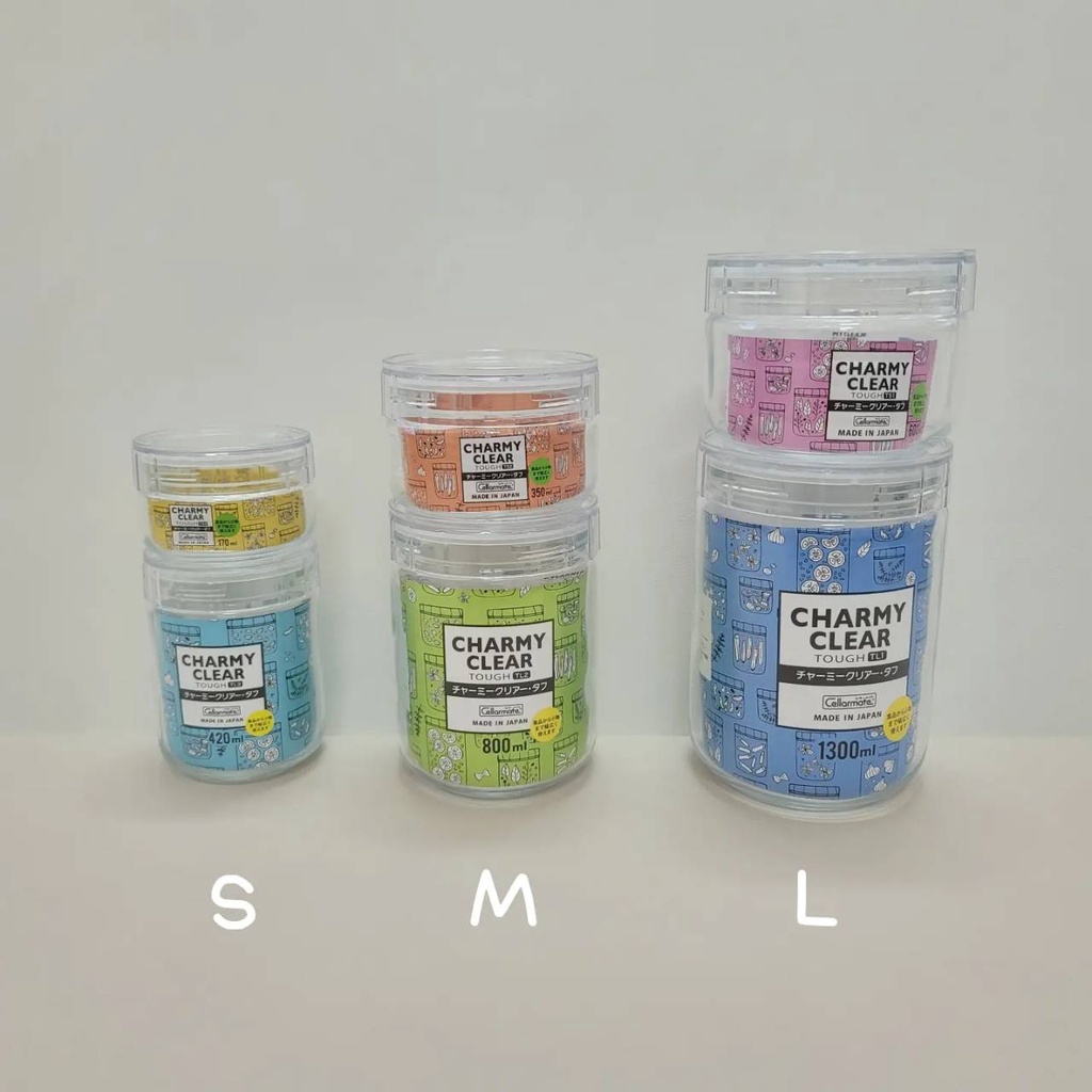 現貨｜日本 星硝. Cellarmate Charmy Clear Tough 玻璃密封罐 | 蝦皮購物