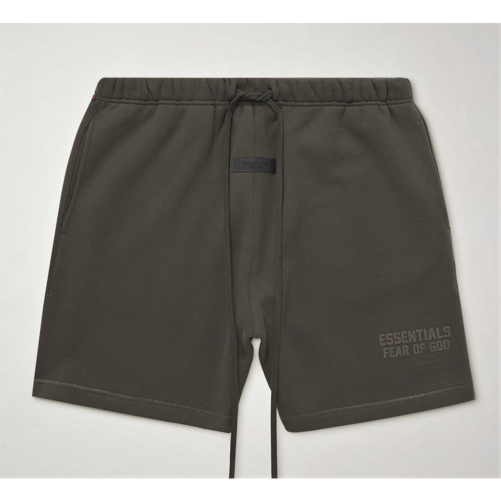 FOG ESSENTIALS Straight-Leg Logo Cotton Jersey Shorts | 蝦皮購物