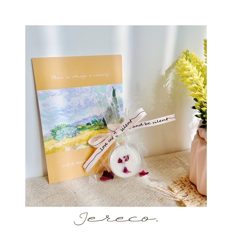 Jereco.茶蠟燭 緞帶款 香氛蠟燭 小顆蠟燭 方便蠟燭 旅行蠟燭 居家香氛 迷你蠟燭 綁帶蠟燭 緞帶蠟燭 | 蝦皮購物