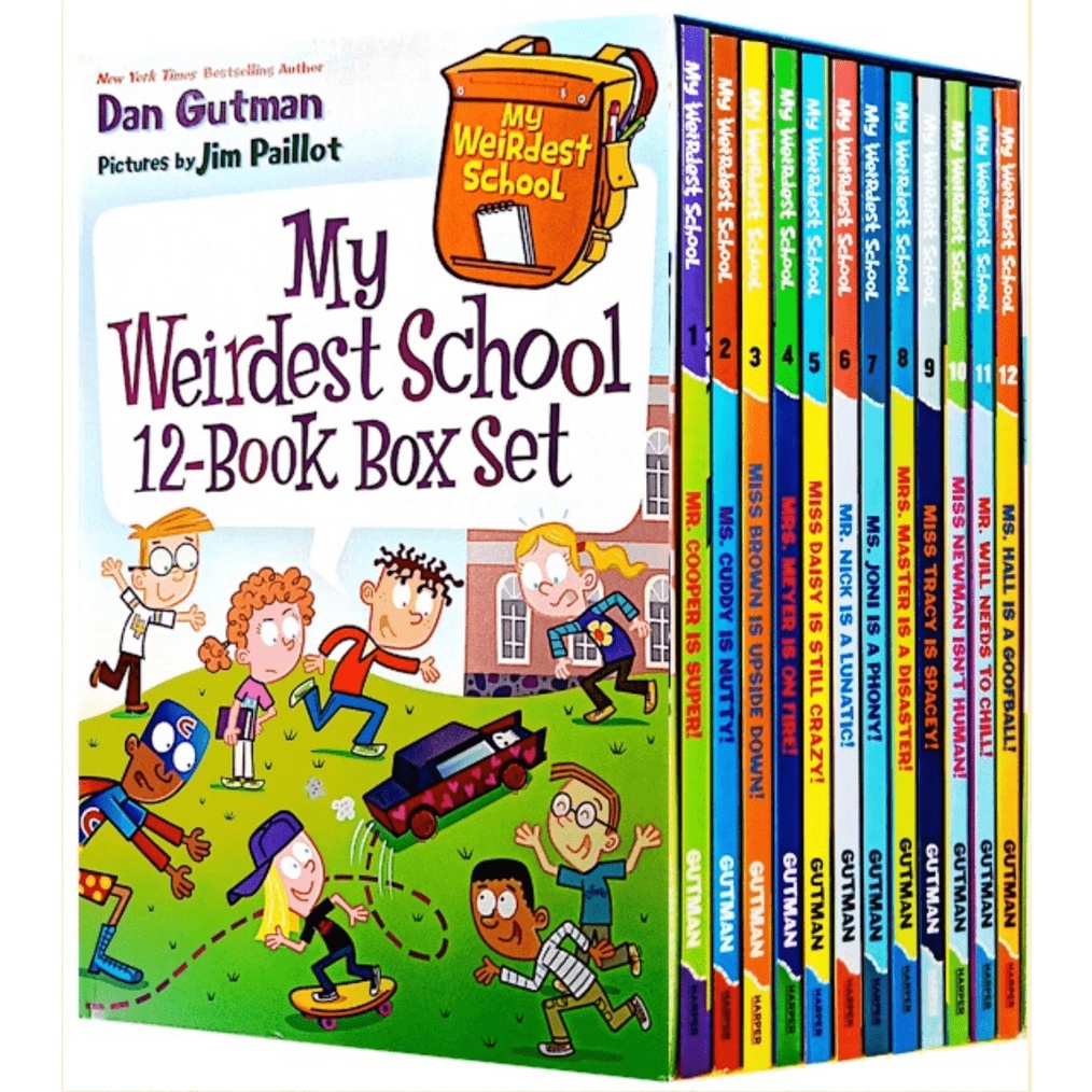 【英文原版-我的瘋狂學校】My Weirdest School 12-Book Box Set 共12本/全新/現貨 | 蝦皮購物