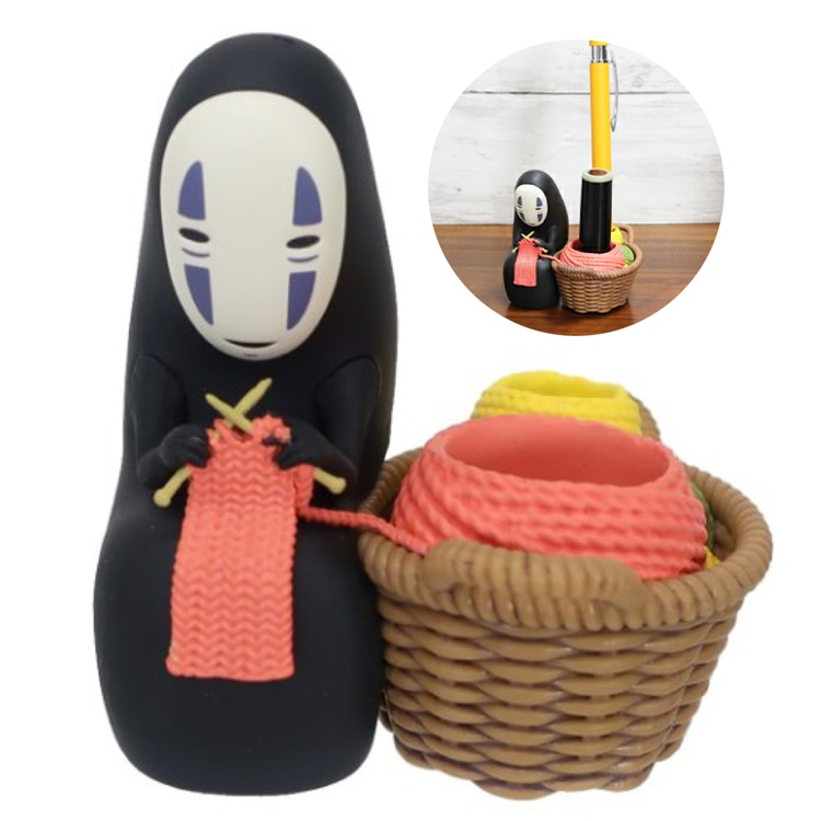 又敗家@日本ENSKY宮崎駿無臉男印鑑立IKT-05B印章座神隱少女千と千尋の神隠し公仔收納印章台印章座印台儲存放置印鑑 | 蝦皮購物