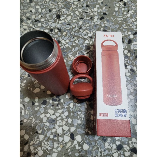 SILWA西華 日式簡約手提保溫瓶500ml 磨砂質感保溫瓶 | 蝦皮購物