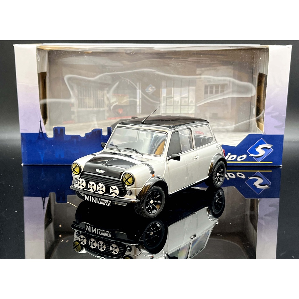 【MASH】[現貨特價] Solido 1/18 Mini Cooper Sport 1998 silver | 蝦皮購物