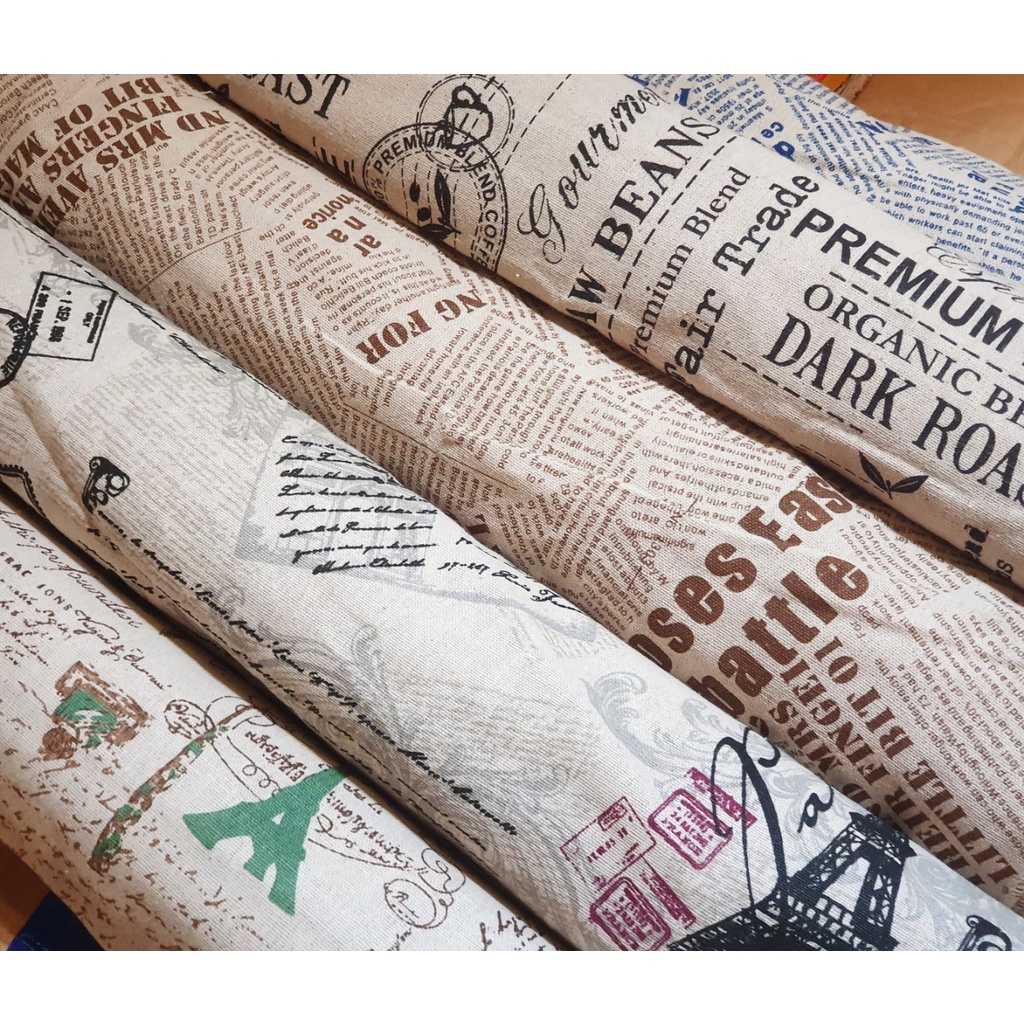 幅寬45cm《iAsa愛莎の》手作材料 棉麻布料背景布ins風印花桌布包包手工diy布 | 蝦皮購物