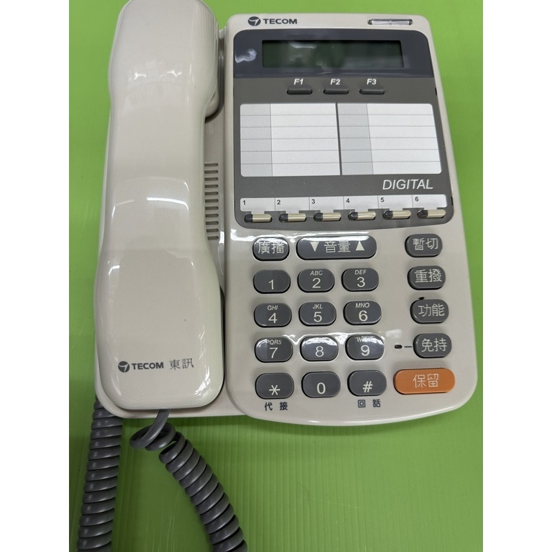 tecom 電話機/東訊電話機東訊DX 6鍵螢幕型話機DX-9906E/DX-9706 | 蝦皮購物