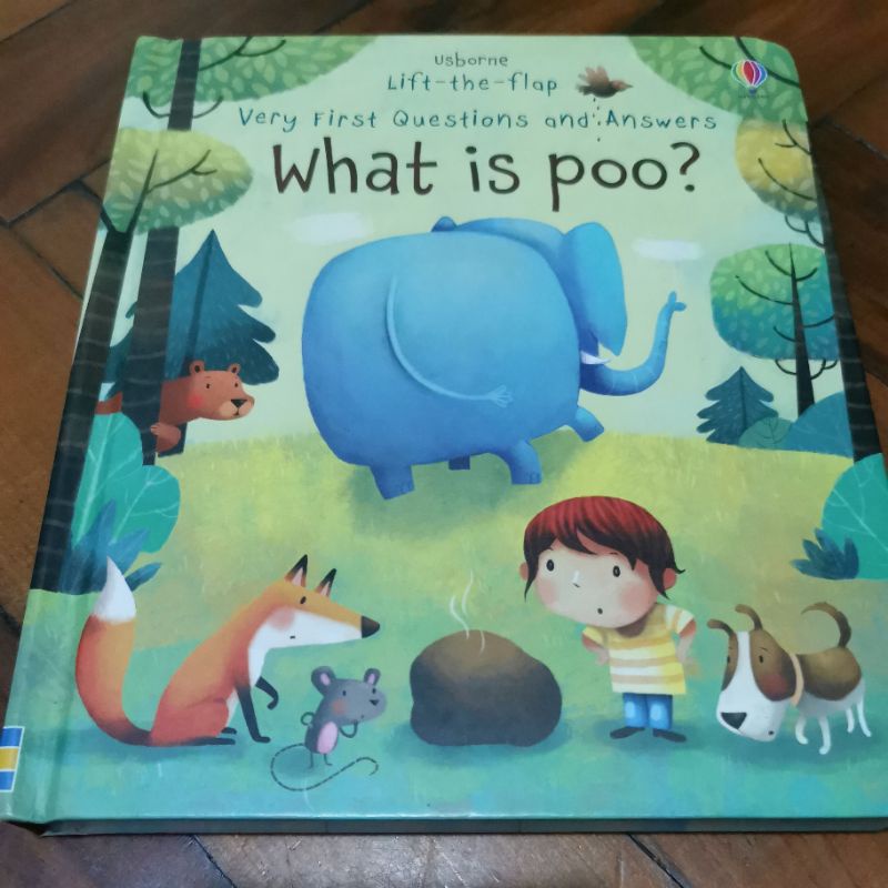 Lift-the-flap What is poo? USBORNE | 蝦皮購物