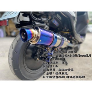 熱血沸騰 Skull 骷髏管 骷髏砲管 PSL1 砲管 亞杰 排氣管 白鐵 直通 全鈦 六代勁戰 | 蝦皮購物