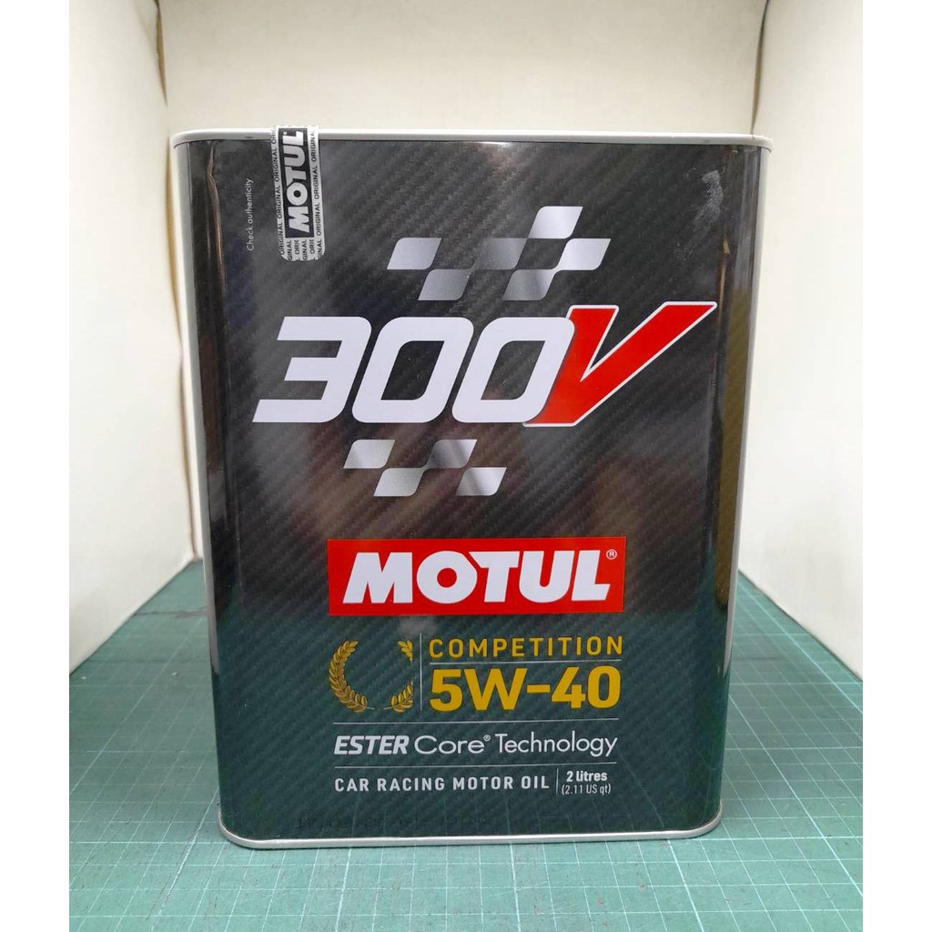台灣總代理公司貨含稅附發票》法國 MOTUL 300V 5W40 ESTER 魔特酯基全合成機油 | 蝦皮購物