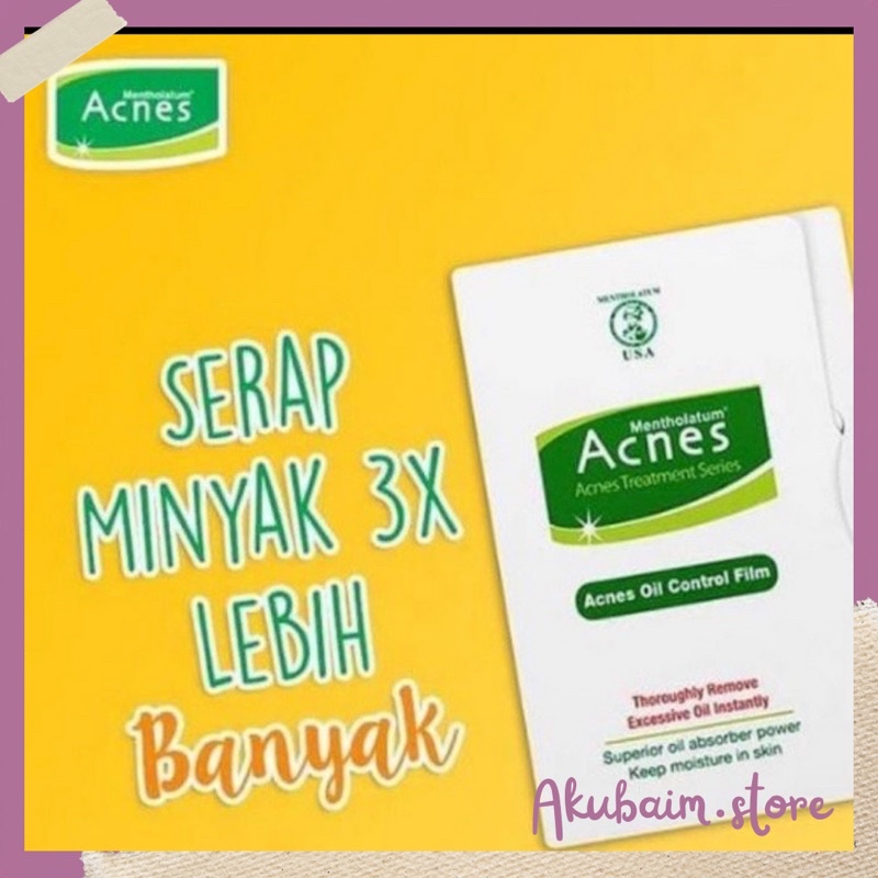 ACNES Oil Control Film/tissue penyerap minyak (READY) | 蝦皮購物