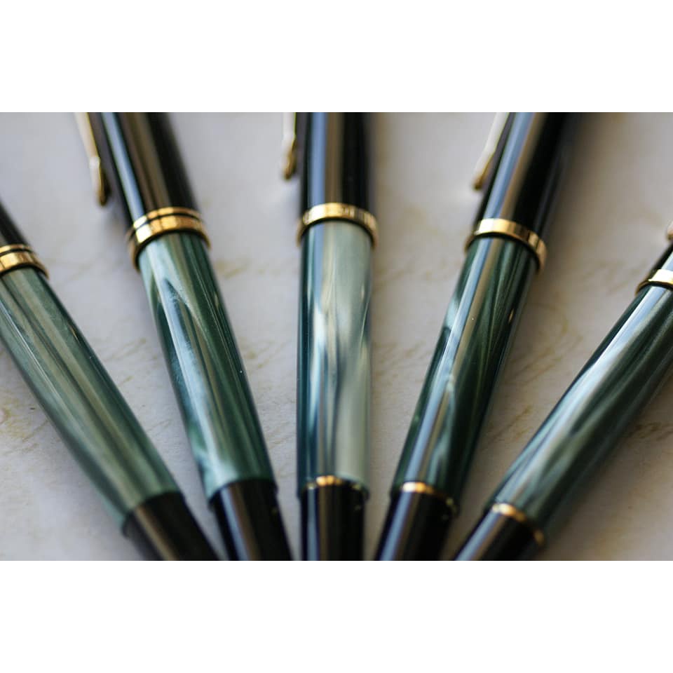 【古今鋼筆】德國品牌 PELIKAN 百利金 M200 湖水綠大理石紋 Green Marble 鋼筆 | 蝦皮購物