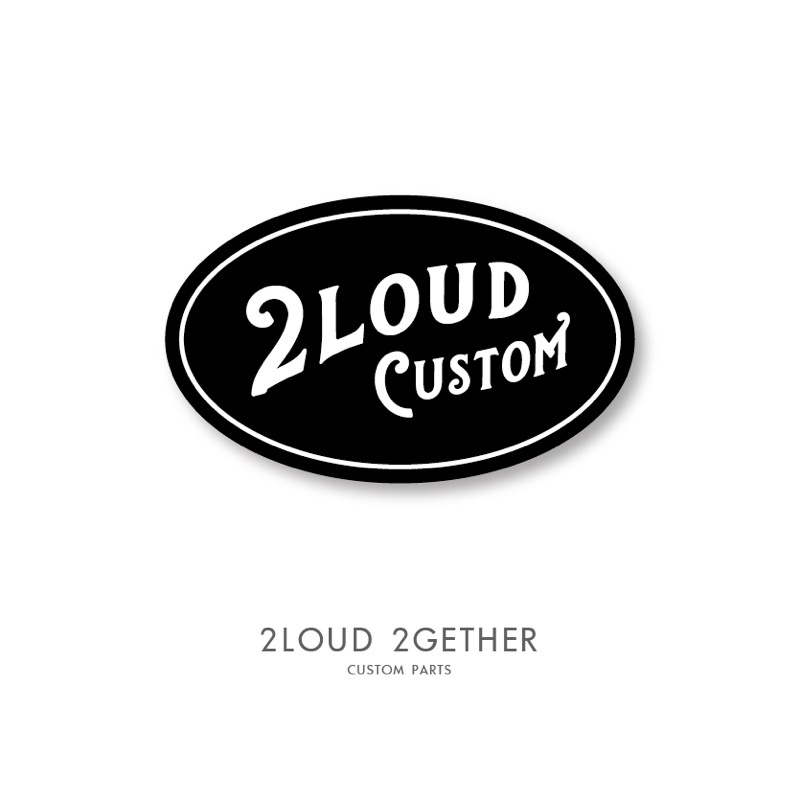 2Loud Custom｜2Loud2Gether｜貳鬧 LOGO 貼紙 防水 抗UV 貼紙 | 蝦皮購物