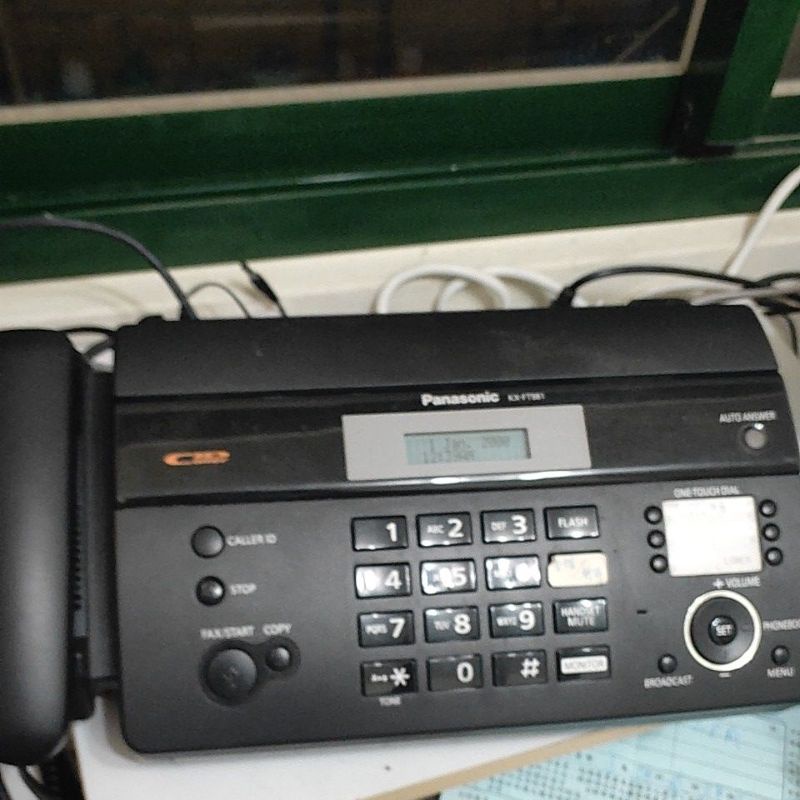 清倉二手的Panasonic KX-FT981 傳真機 | 蝦皮購物