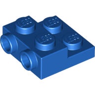 LEGO 樂高 藍色側邊附顆粒 Plate 2x2x2/3 2 Studs 99206 6116797 | 蝦皮購物