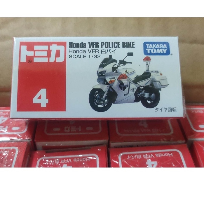 (現貨) Tomica 4 Honda VFR Police Bike 警用摩托車 機車 | 蝦皮購物