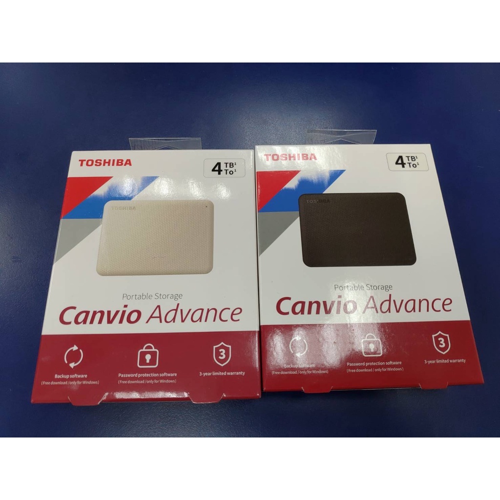 【3C-168】~ $2800~ TOSHIBA 東芝 V10 Canvio Advance 4TB 2.5吋外接硬碟 | 蝦皮購物
