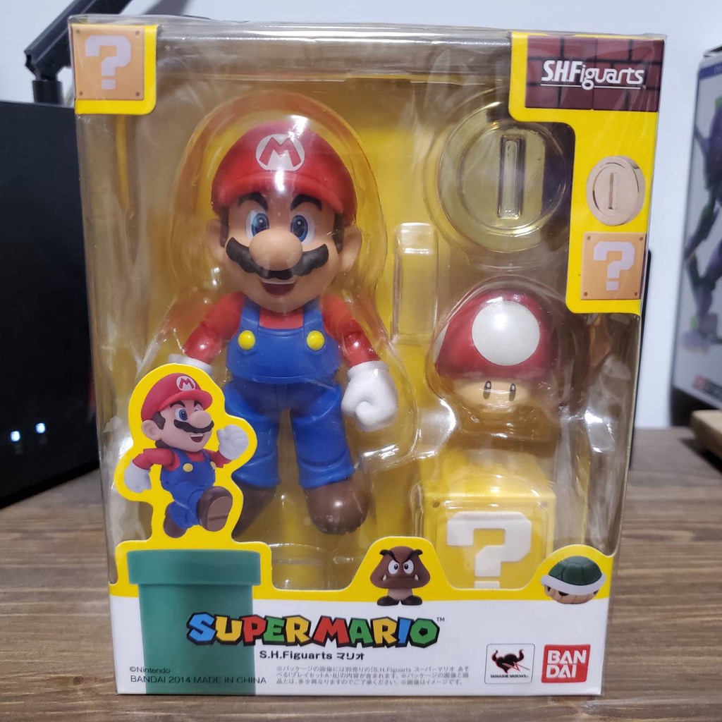 現貨 全新 BANDAI 正版 SHF 瑪莉歐 Mario 超級瑪莉 超級瑪利歐 超級瑪麗 | 蝦皮購物