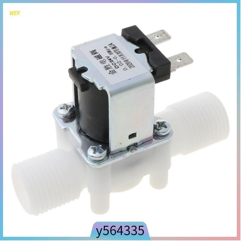 Electric Solenoid Valve Magnetic N/C Water Air Inlet Flow Sw | 蝦皮購物