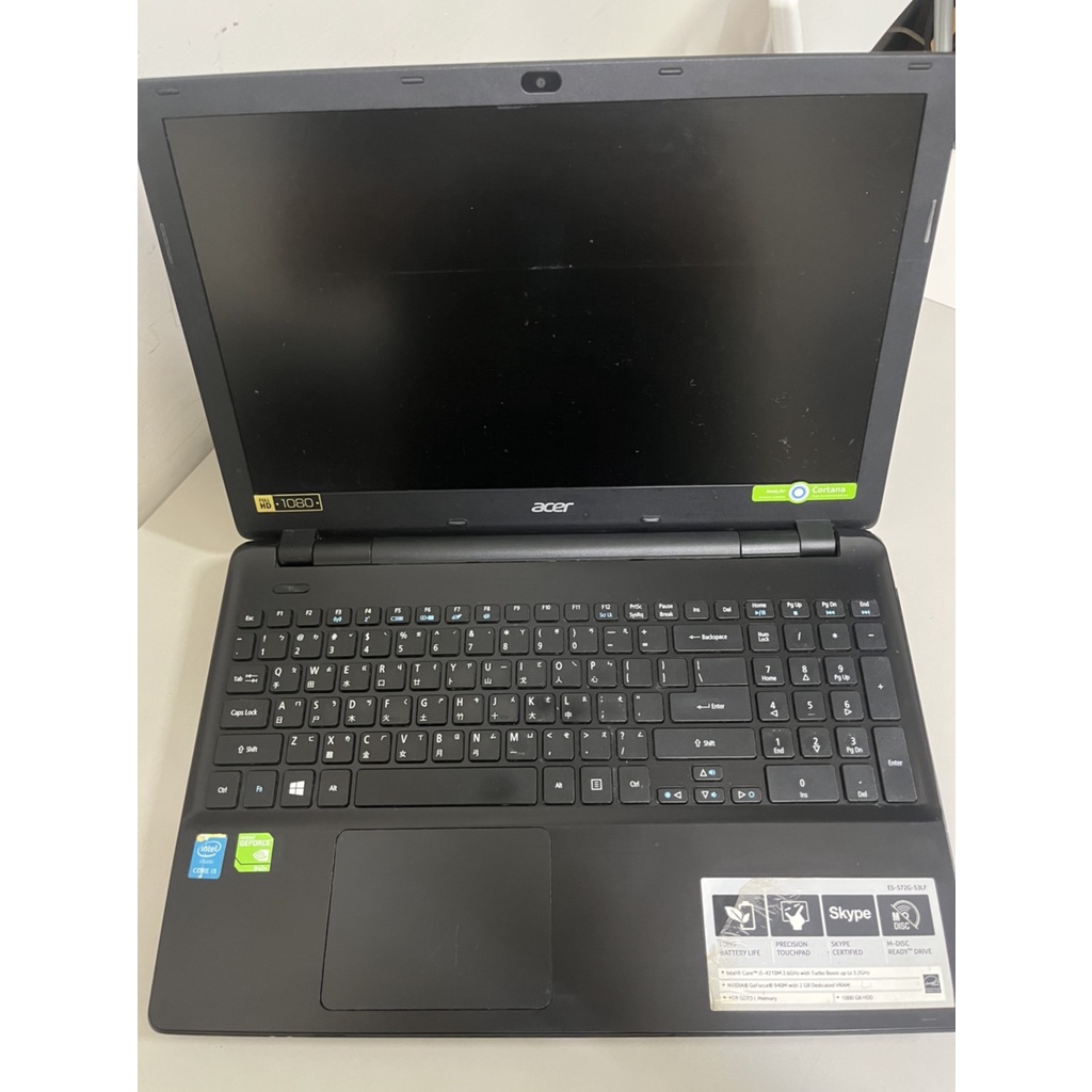『羅馬資訊』ACER E5-572G I5 4代 8G/全新240G固態/GT940M獨顯 15.6吋電競筆電 | 蝦皮購物