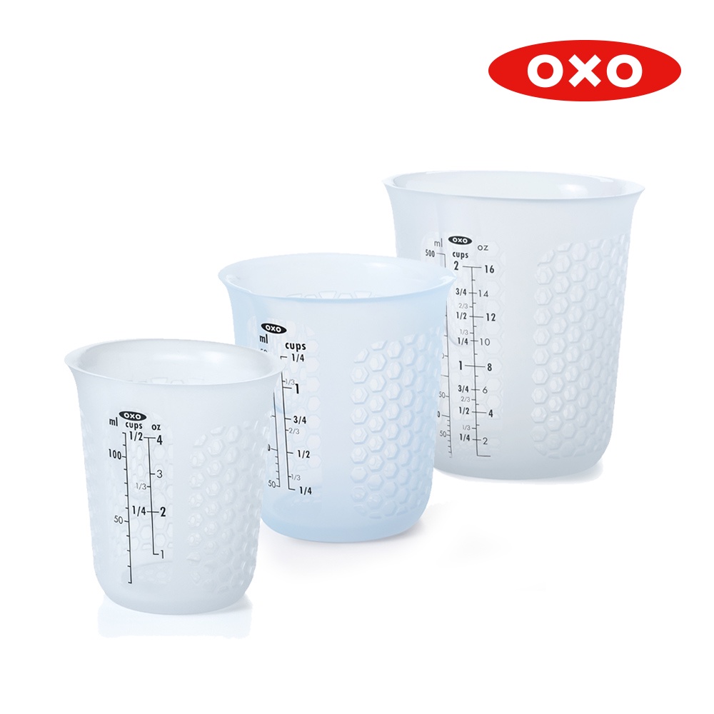 【美國OXO】矽膠軟質量杯3款( 500ml / 250ml / 120ml) | 蝦皮購物
