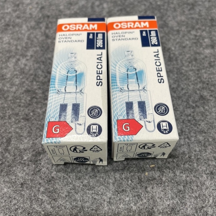 OSRAM 歐司朗G9 66725 25W 220V 230V 鹵素燈泡 德製烤箱燈 | 蝦皮購物