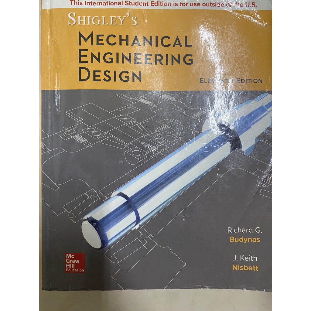 Shigley's Mechanical Engineering Design 11E | 蝦皮購物 Shigley's Mechanical Engineering Design 11E | 蝦皮購物