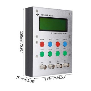 【現貨】 0 3% XJW01 數字橋式自動 LCR 測試儀電阻電感電容 ESR 錶帶電源線 LCR 多米特 | 蝦皮購物