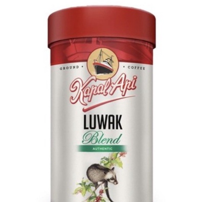 Kapal Api Luwak Blend 帆船牌 Luwak 麝香貓 咖啡粉 200g | 蝦皮購物