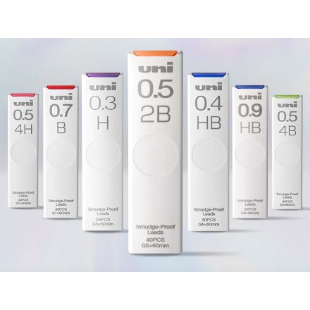 UNI 三菱 UL-S-0.5-40 抗汙自動鉛筆芯 筆芯0.5mm | 蝦皮購物