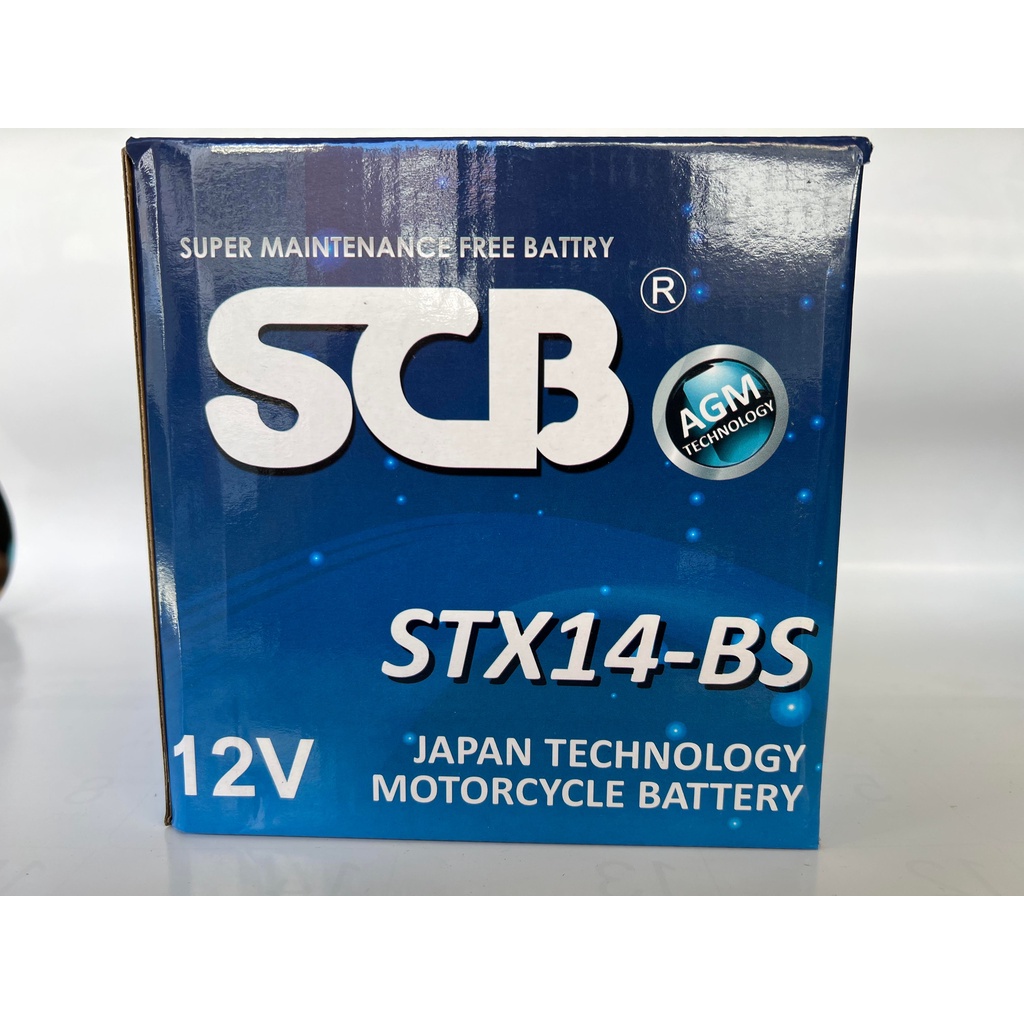 SCB 重機電池 STX14-BS(同YTX14-BS GTX14-BS) | 蝦皮購物