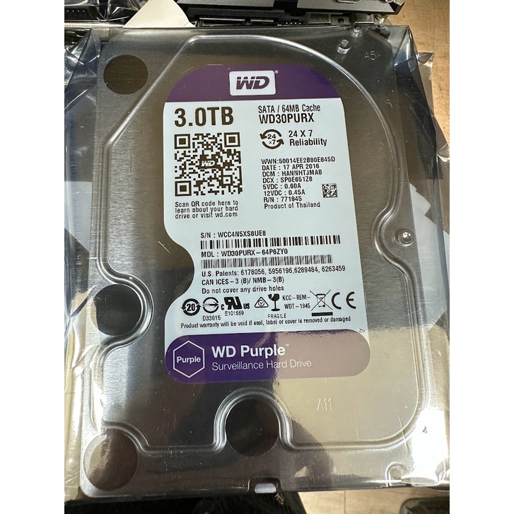 "現貨不用等"WD 硬碟 1T 2T 藍標 黑標 綠標 金標 時數0 清零盤 整新品 3.5吋 硬碟 HDD | 蝦皮購物