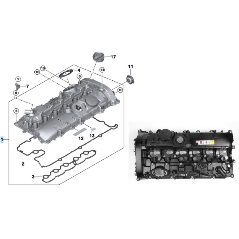 BMW 汽門蓋總成 B58 引擎專用 現貨供應 需提供車身號碼 另行報價 請勿直接下單 | 蝦皮購物