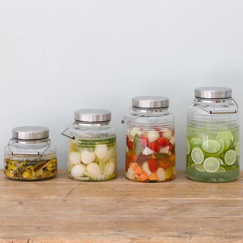 日本製ADERIA密封玻璃罐(一般及金屬蓋)1L/2L/3L/5L 醃漬罐 儲物罐 糖果餅乾收納 | 蝦皮購物