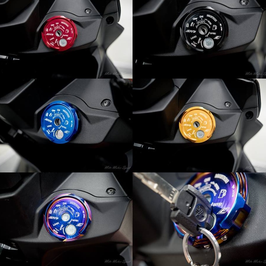 EPIC 燒鈦 鍍鈦 鎖頭蓋 BWSR BWSX 勁戰 五代 四代 三代 GTR AERO SMAX FORCE 鑰匙蓋 | 蝦皮購物