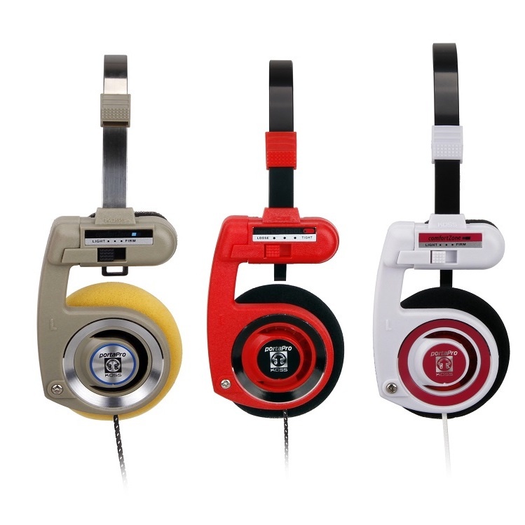 【當天出貨】KOSS PP高斯頭戴式有線耳機超重低音HIFI音樂耳機尼龍線送轉換線 | 蝦皮購物