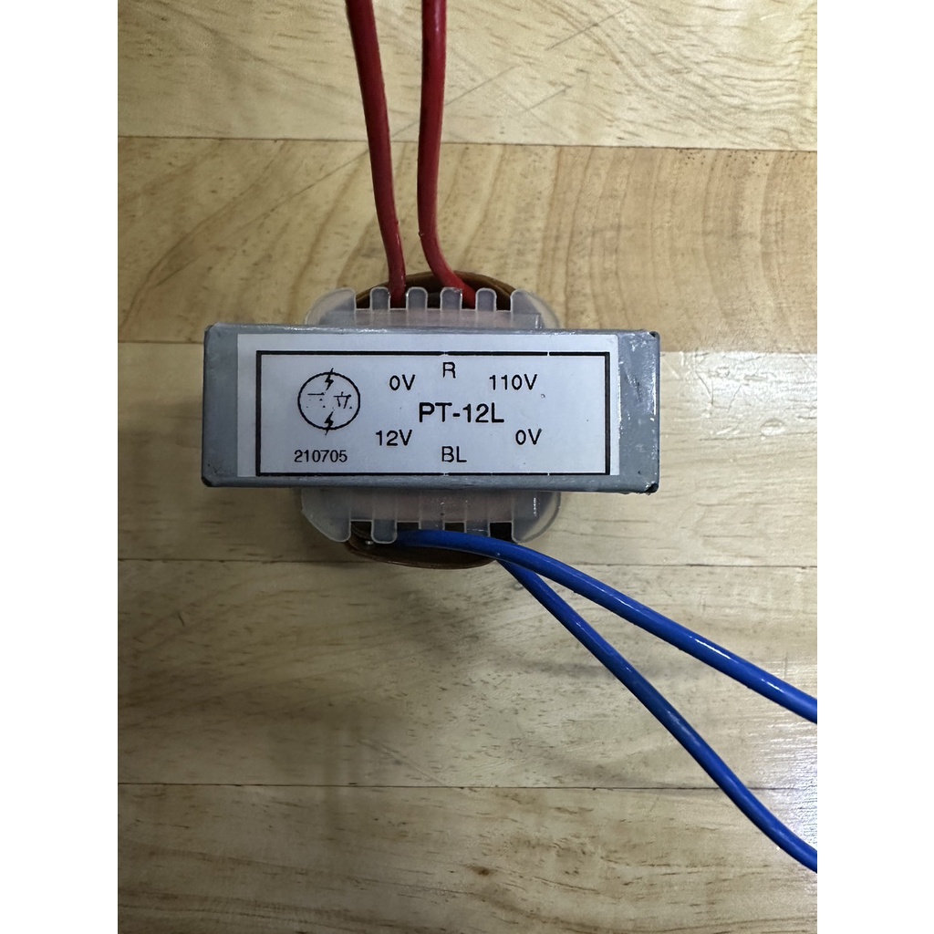 {新霖材料} PT-12L AC110V轉AC12V 1.2A 裸式變壓器 工業用變壓器 交流變壓器 配變盤變壓器 | 蝦皮購物