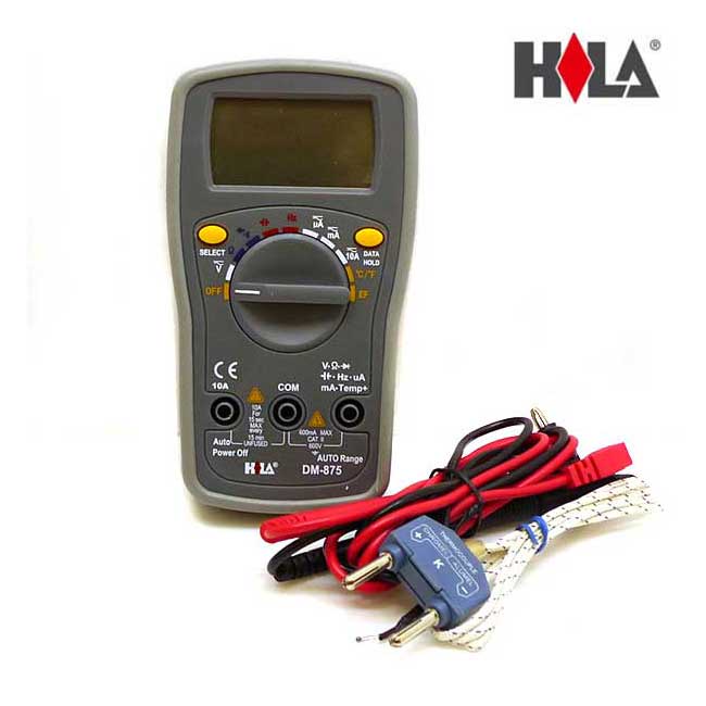 【祥昌電子】HILA 海碁 DM-875 自動換檔電錶 數位電表 萬用電表 三用電表 | 蝦皮購物