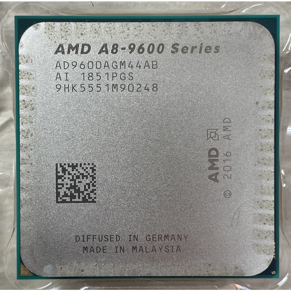 ⭐️【AMD A8-9600 APU 4核/最高 3.4GHz/AM4 腳位】⭐ 第七代/無風扇/保固3個月 | 蝦皮購物